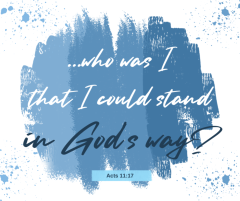 Who are You to Stand in God's Way? - Bayfield church of Christ
